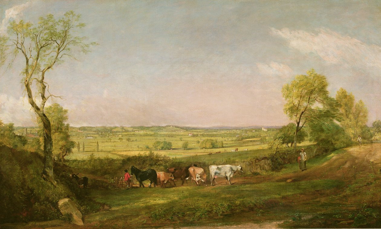 Dedham Vale: Morning by John Constable: Buy fine art print